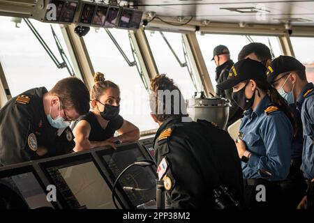 Nicole Robichaud (Commanding Officer of HMCS Margaret Brooke ...