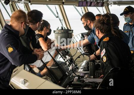 Nicole Robichaud (Commanding Officer of HMCS Margaret Brooke ...