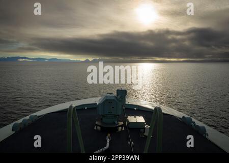 The Royal Canadian Navy's arctic patrol vessel HMCS Margaret Brooke ...