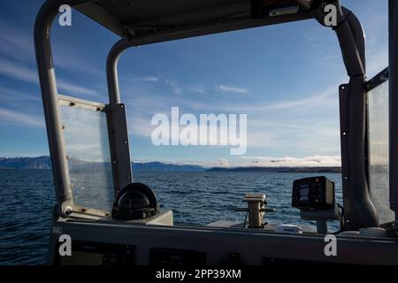 Small Rigid Hull Inflatable Boat (RHIB) launched by HMCS Margaret ...