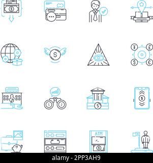Enterprise returns linear icons set. Refunds, Returns, Reimbursement, Exchanges, Reparations ...