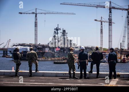 General Dynamics NASSCO shipyard in Norfolk, Virginia Stock Photo - Alamy