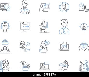 Set of spotlight icons. Stage lighting symbols. Vector illustration ...