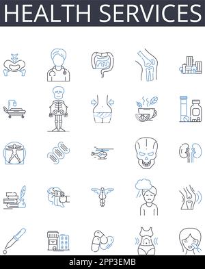Preventative care line icons collection. Wellness, Prevention, Health ...