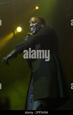 Akon performing live in concert as part of SupaFest 2010 held at the ...