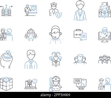 Employment law and working conditions vector color icon design, Labor ...