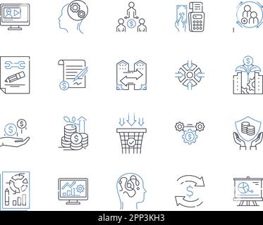 Provider line icons collection. Reliable, Affordable, Trusted ...