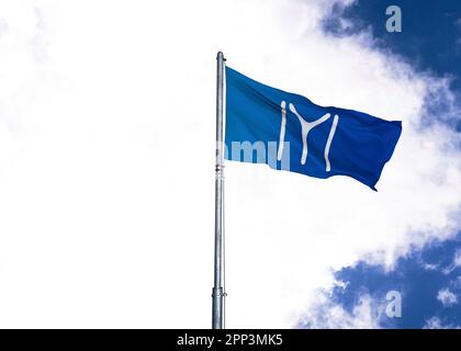 Kayı Tribe Flag, Ottoman Flag, Turkish Flag Stock Photo - Alamy