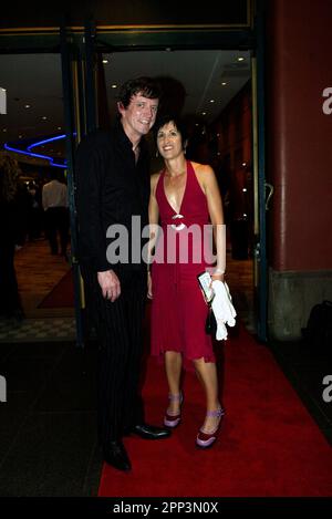 Murray Cook (the yellow Wiggle) and Meg Munroe at the premiere of Billy ...