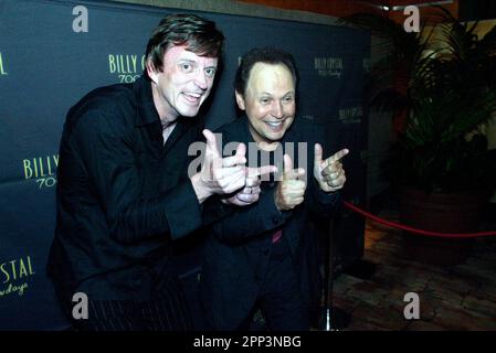 Murray Cook with Billy Crystal at the after-party of Crystal's “700 ...