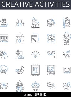 Clever adaptations line icons collection. Innovation, Creativity, Resourcefulness, Ingenuity ...
