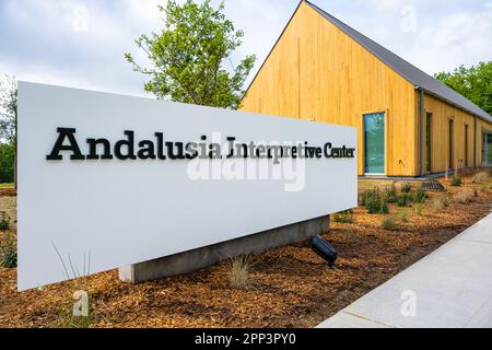 Andalusia, the historic home of American Southern gothic writer ...