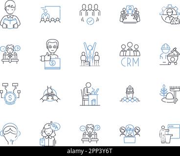 Broadening expertise line icons collection. Learning, Growth ...