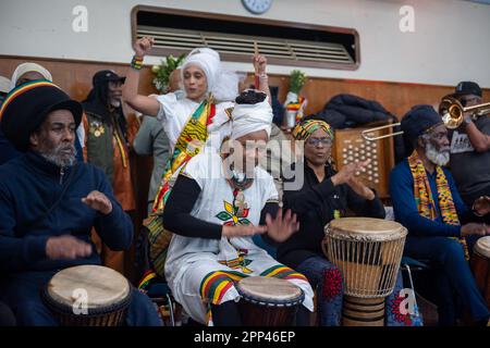 The ‘Nine night’ ritual was held at Goldsmith College for Jah Shaka who ...