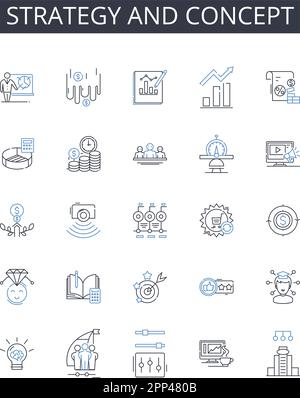 Proposal and suggestion line icons collection. Recommending ...