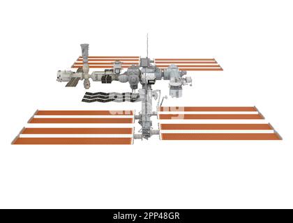 International Space Station Isolated Stock Photo - Alamy