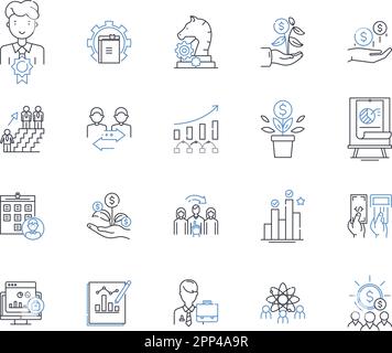 Loyalty line icons collection. Dedication, Devotion, Fidelity, Allegiance, Faithfulness ...