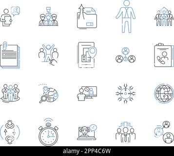 Equity line icons collection. Stakeholder, Ownership, Shares, Fairness ...
