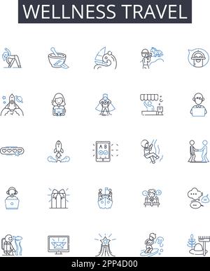 Cultural immersion line icons collection. Diversity, Intercultural ...