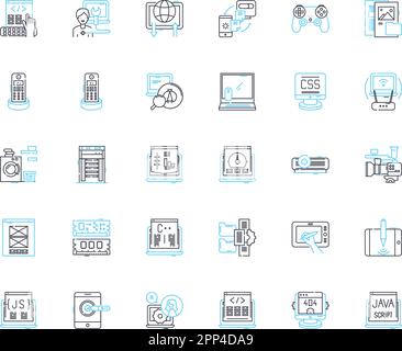 hyperparameter tuning machine learning line icon vector illustration ...