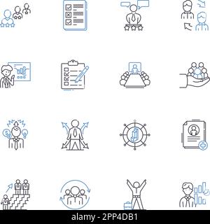 Allies line icons collection. Partnership, Friendship, Support, Unity ...
