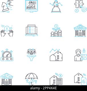 Web-based stores line icons collection. E-commerce, Online, Shopping ...