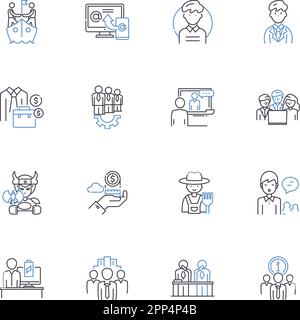 Cultural practices line icons collection. Traditions, Customs, Rituals ...