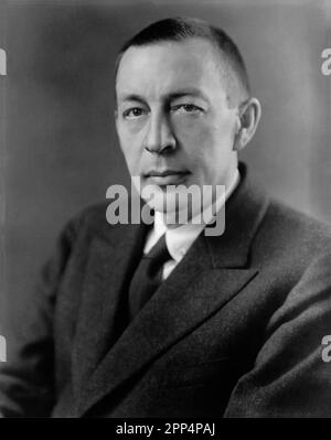 Sergei Rachmaninoff. c. 1921 Stock Photo - Alamy