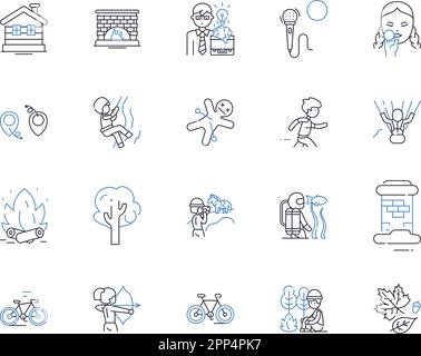 Tribute line icons collection. Homage, Recognition, Appreciation ...