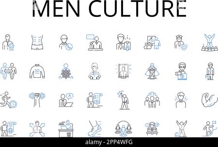 Student ethos line icons collection. Integrity, Perseverance ...