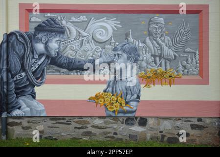 Mural by Jan-Malte Strijek, street art, graffiti, imperial count ...