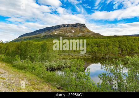 The iconic Saana fell in Lapland, Finland Stock Photo - Alamy