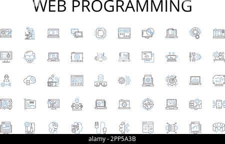 Portal line icons collection. Gateway, Entrance, Access, Doorway ...