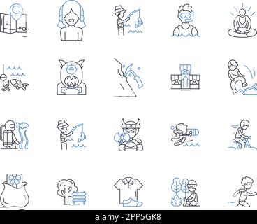 Elevation line icons collection. Altitude, Height, Summit, Peak, Top ...