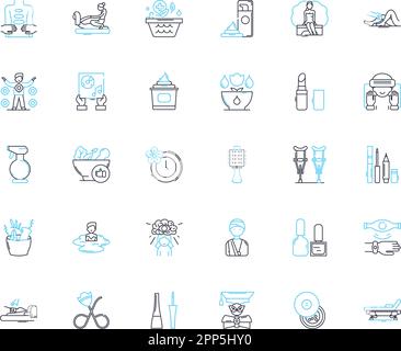 Innovation and originality linear icons set. Novelty, Ingenious ...