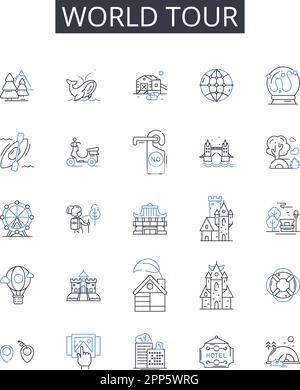 Cultural roam line icons collection. Exploration, Diversity, Heritage ...