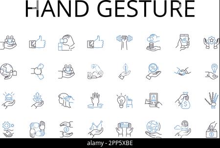 Language proficiency line icons collection. Fluency, Mastery ...