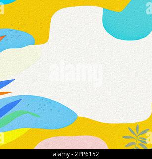 Summer Sale Natural Background with Tropical Palm, Eucalyptus and ...