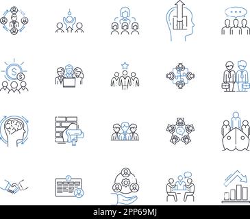 Polytechnic line icons collection. Education, Innovation, Technology ...