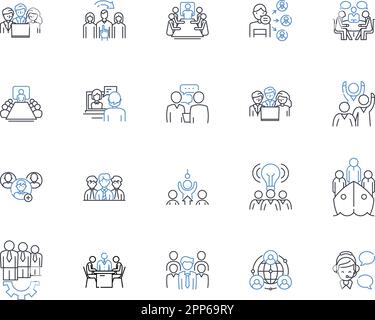 Rapid prototyping line icons collection. Innovation, Modeling ...