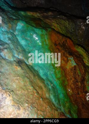 Crystal and limestone cave in Weilburg Kuhbach, Germany Stock Photo - Alamy