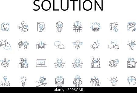 Escape line icons collection. Breakout, Liberty, Freedom, Evasion ...