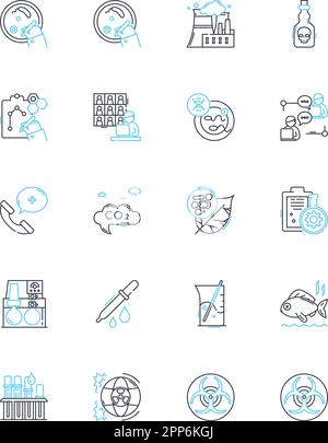 Philosophy linear icons set. Epistemology, Metaphysics, Ethics ...