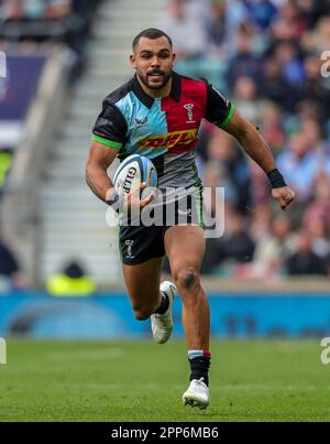 Harlequins' Joe Merchant during the Gallagher Premiership match at ...