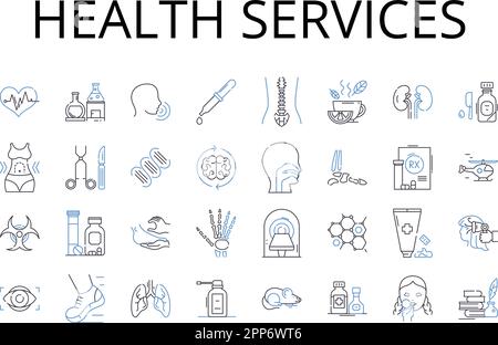 Preventative care line icons collection. Wellness, Prevention, Health ...