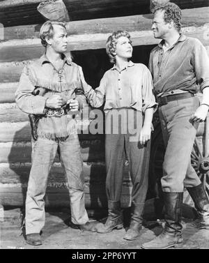 Alan Ladd Van Heflin B/W Fight Scene Shane 1953 Director George Stevens ...