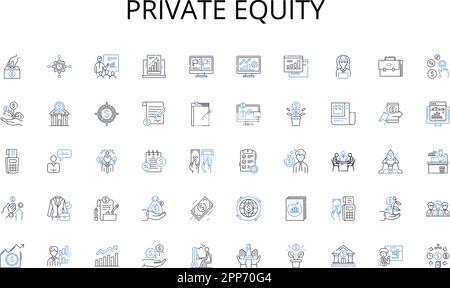 Equity line icons collection. Stakeholder, Ownership, Shares, Fairness ...