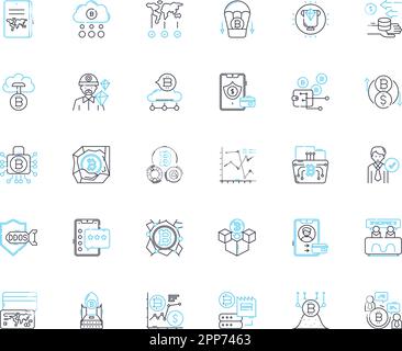 Ico concept line icons, signs, vector set, outline concept, linear ...