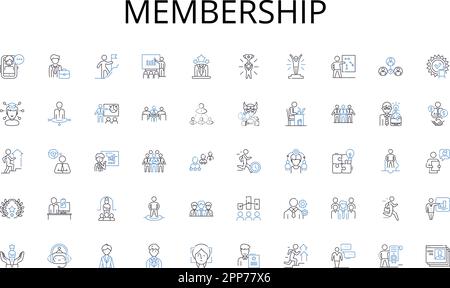 KPIs line icons collection. Metrics, Objectives, Targets, Performance, Indicators, Dashboards ...