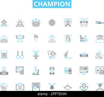 Master class linear icons, signs, symbols vector line illustration set ...